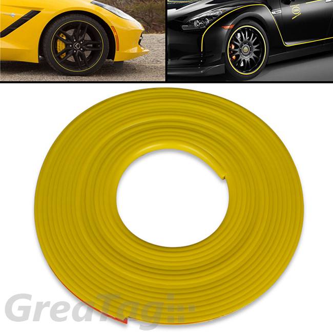 CAR TIRE RIM GUARD ALLOY ARMOR WHEEL CURB SCRATCH PROTECTOR STRIP TRIM ...