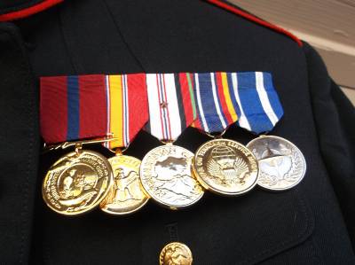 USMC Marine Corps Dress Blues Uniform w/ Medals | eBay