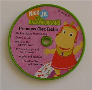 The Backyardigans Music Player with 3 Disks Nick Jr Princess Cleo Tasha ...