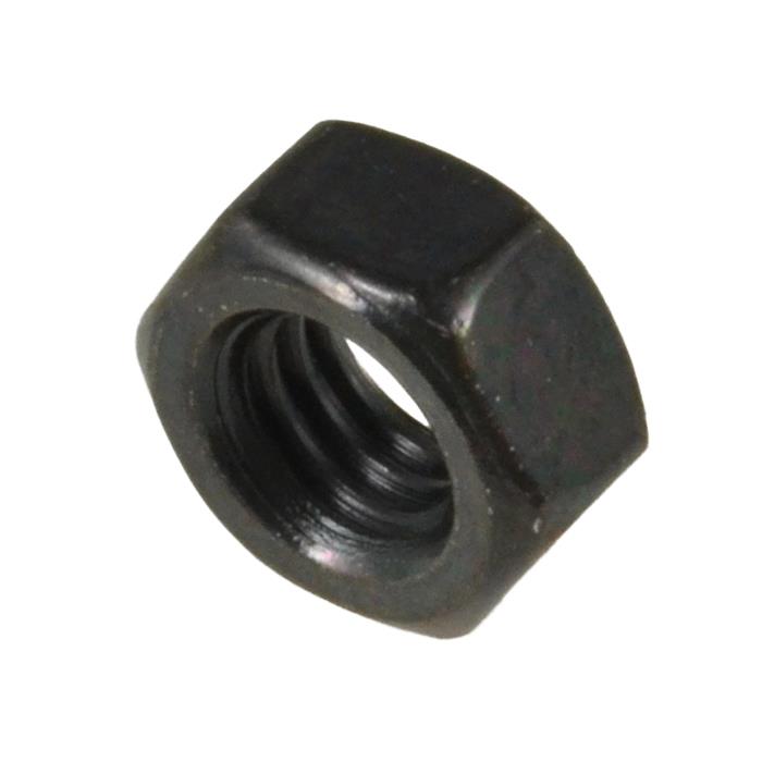 Hex Standard Full Nut M5 (5mm) Metric Coarse BZ Black Zinc Plated ...