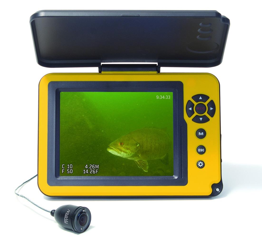 Aqua-Vu AV 5 Plus DVR-DT with Depth & Temperature Underwater Camera Ice ...
