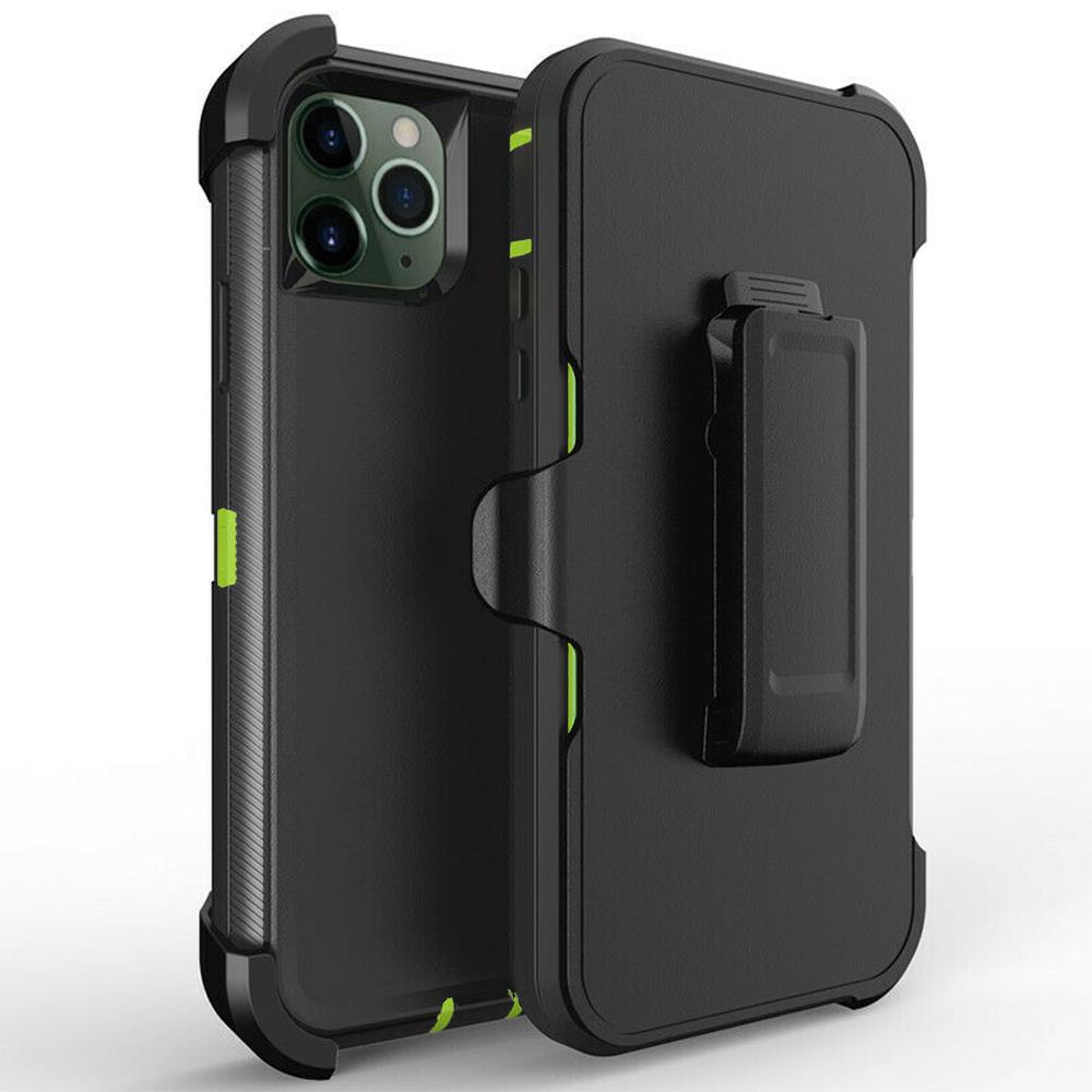 For iPhone 12 Mini 12 Pro Max Shockproof Case with Belt Clip Heavy Duty ...