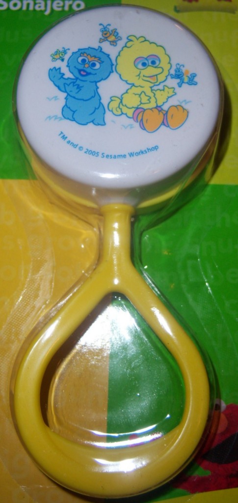 SESAME STREET RATTLE, ELMO, BIRG BIRD, COOKIE MONSTER, BABY SHOWER ...