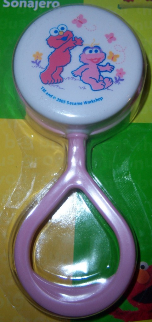 SESAME STREET RATTLE, ELMO, BIRG BIRD, COOKIE MONSTER, BABY SHOWER ...