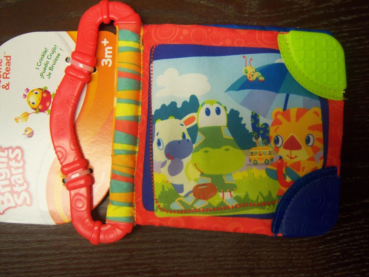 Bright Starts Teethe & Read, Baby Shower, Book, Safari, Teether ...