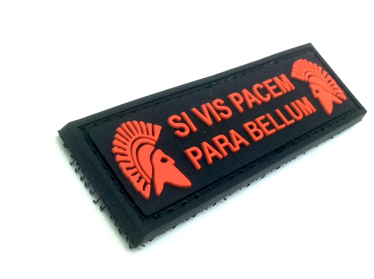 Si Vis Pacem Para Bellum Molon Labe PVC Airsoft Patch | eBay