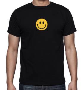 New Men's Printed Smiley Face Funny SMILE HAPPY Cute MMA SHORT SLEEVE ...