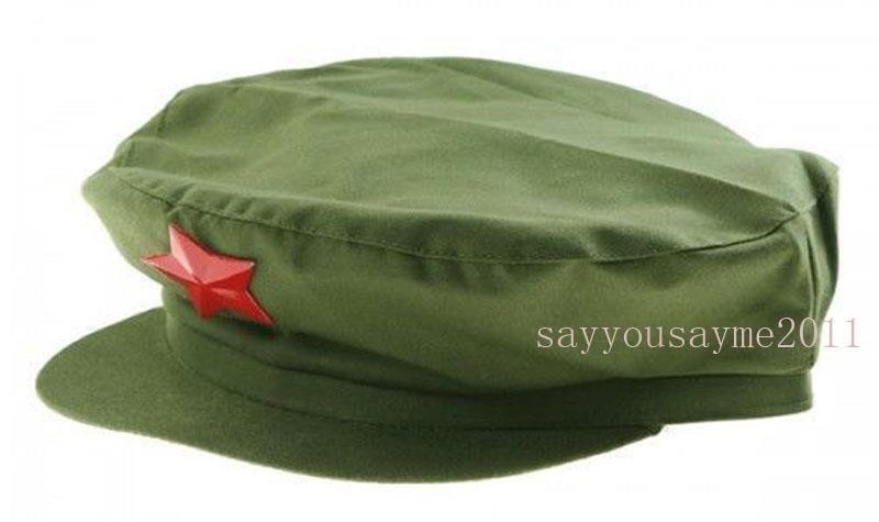 Hat "Chairman Mao Old Army Style" Cap + 1960s Original Army PLA Red ...