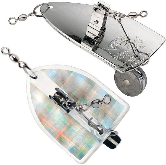 Deep SIX Trolling Diver Silver 60 Feet Gets Lures Deep Downrigger Trout ...