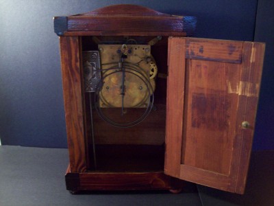 ANTIQUE VINTAGE CLOCK HAC CROSSED ARROWS WURTTEMBERG GERMANY MANTLE CLOCK