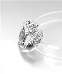 EXQUISITE Designer Style 18kt White Gold Plated CZ Crystals LEOPARD ...