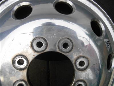 DODGE RAM 3500 PICKUP 17" DUALLY FACTORY OEM ALCOA WHEELS RIMS AND ...