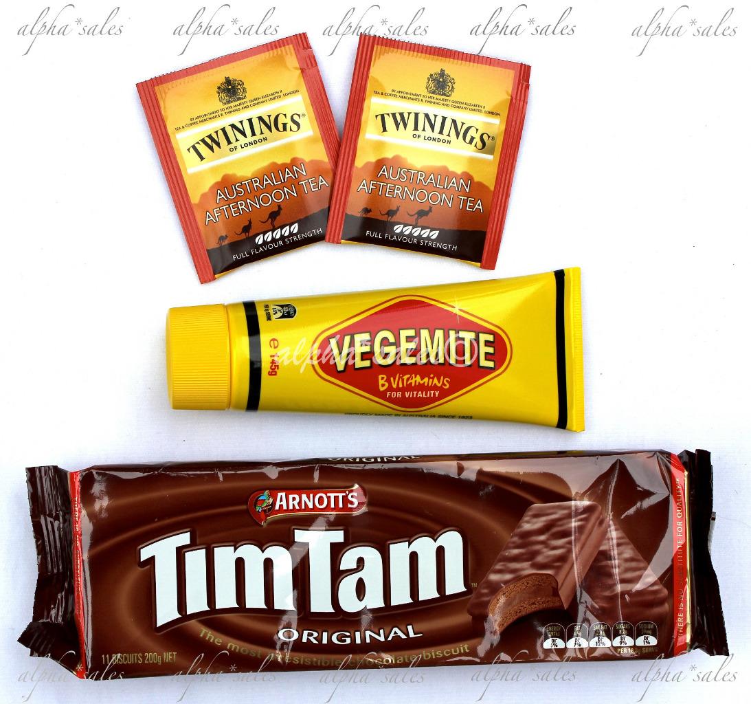 Vegemite spread TIM TAMS TWININGS afternoon tea gift pack Australian ...