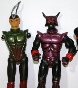 LOT OF 4 Sectaurs Action Figures Bug People 7 Towns Vintage 1980s ...