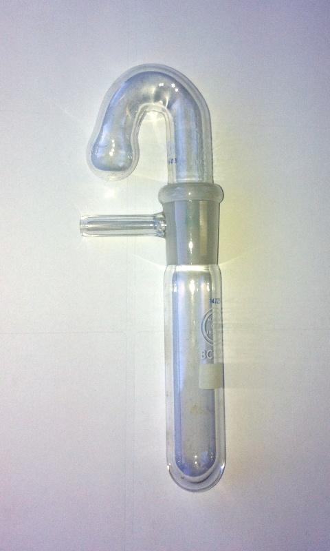 Thunberg Tube and Stopper Quickfit Glass B14 23 NS14 Laboratory Vacuum ...