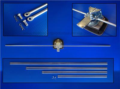 3 point locking rods 1000mm and pins for T Handle Lock - Tool Box ...