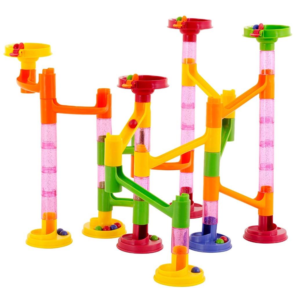 Marble Run Race Set Creative Building Blocks Space Rail Track Marbles ...