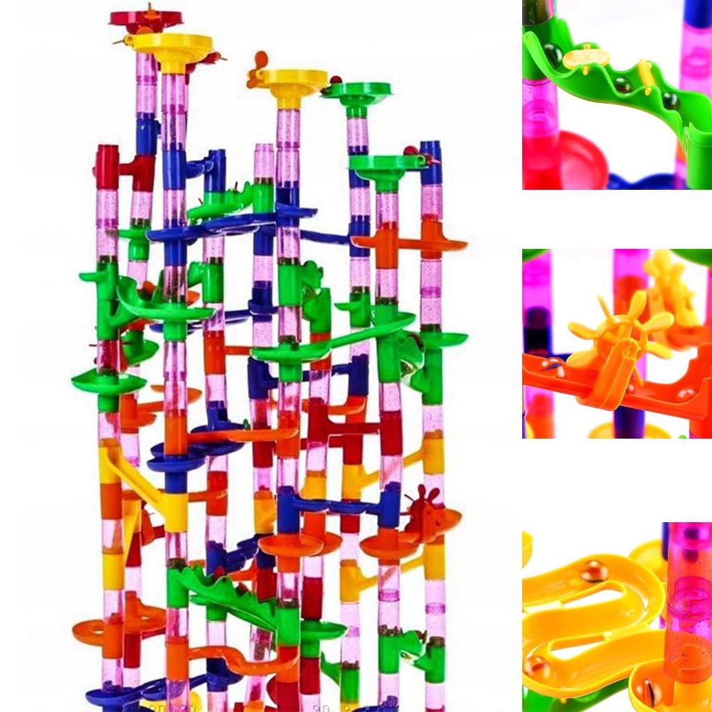 Marble Run Race Set Creative Building Blocks Space Rail Track Marbles ...