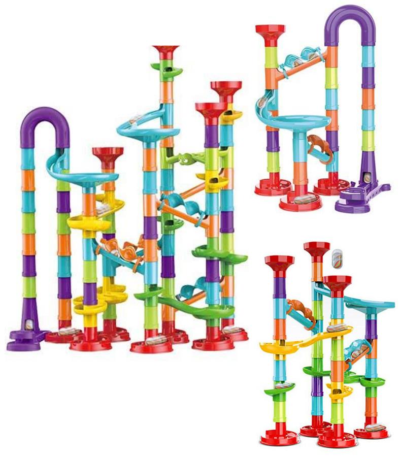 Marble Run Race Set Creative Building Blocks Space Rail Track Marbles ...