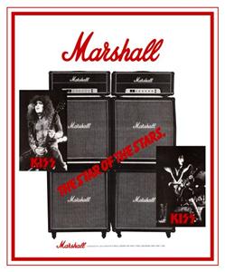 marshall amp poster