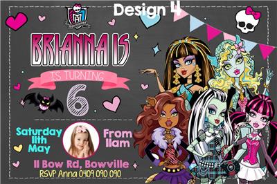 monster high invite
