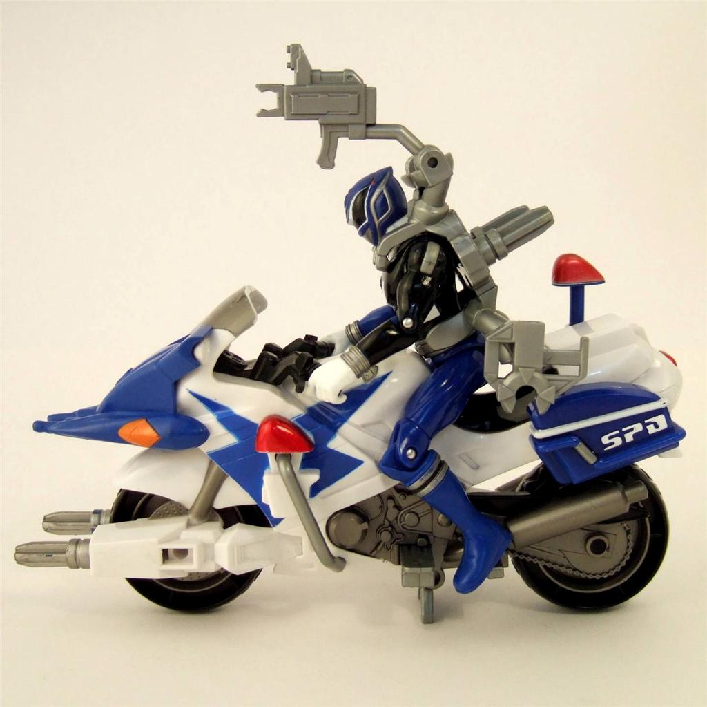 Power Rangers SPD Patrol Cycle & 14cm Figure | eBay