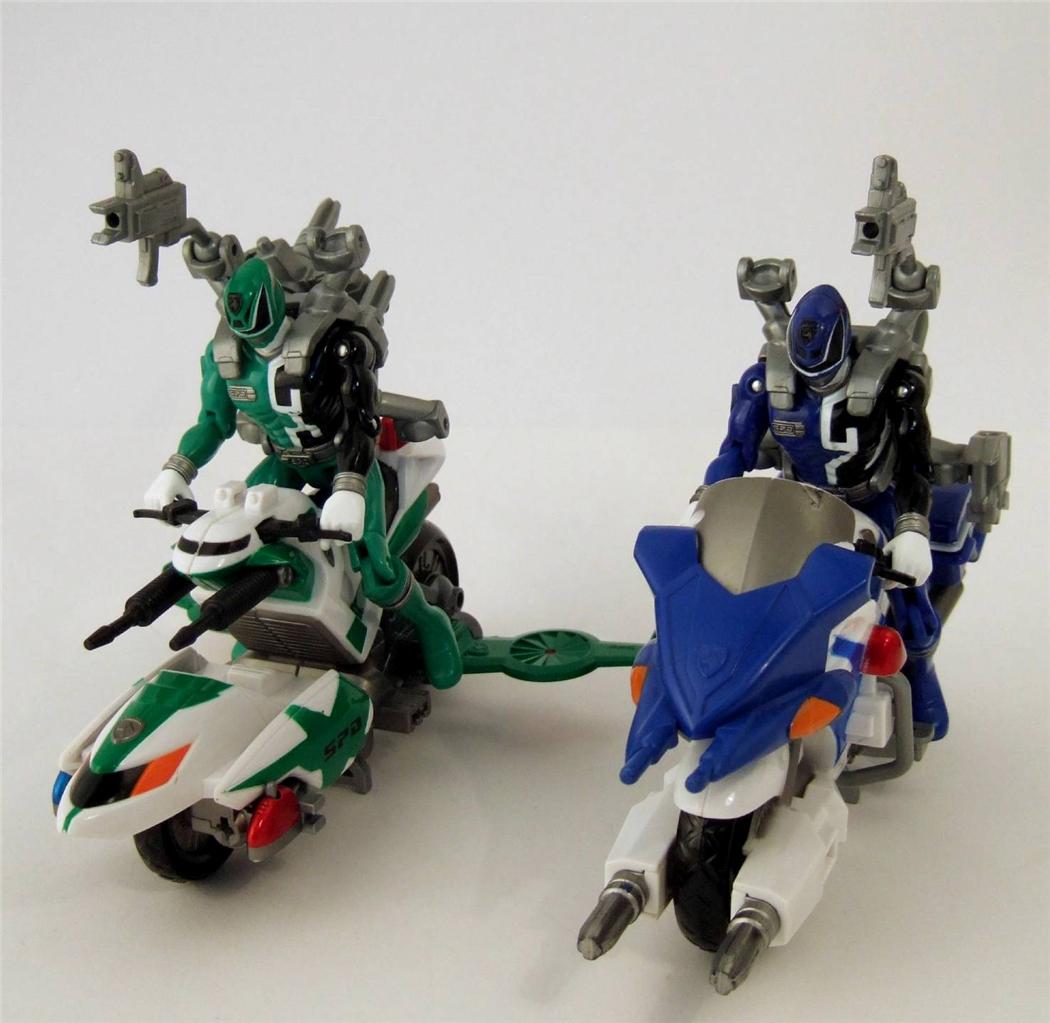 Power Rangers SPD Patrol Cycle & 14cm Statuetta | eBay