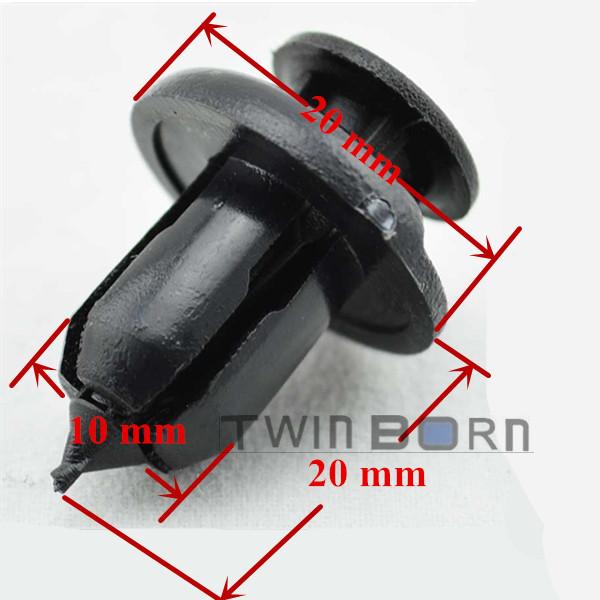 20Pcs Auto Plastic Bumper Fastener Retainer Fender Clips For Honda ...
