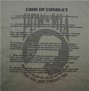 Us Military: Code Of Conduct Us Military