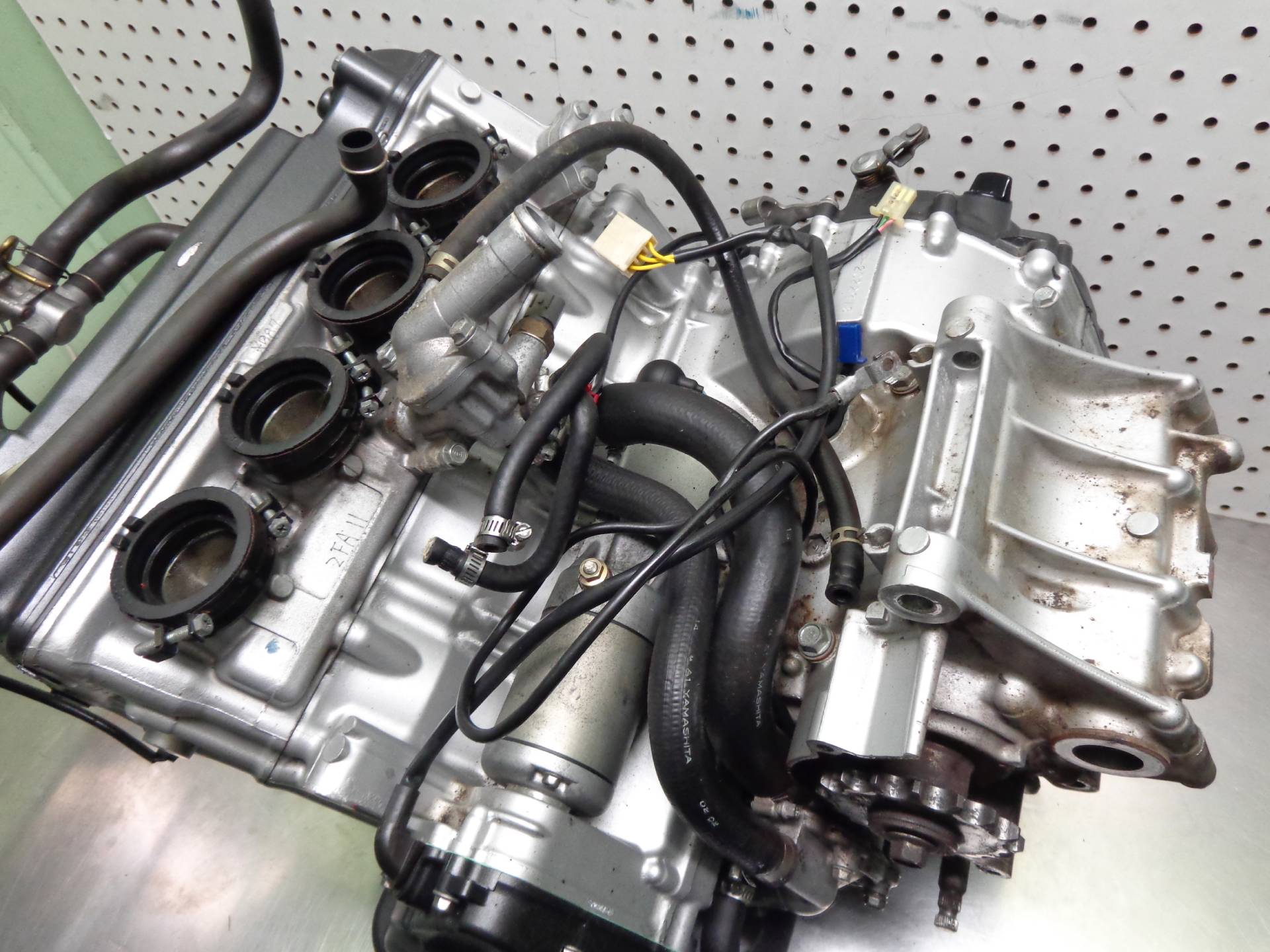 02 03 HONDA CBR 954 RR COMPLETE MOTOR ENGINE GREAT RUNNING W/ YOUTUBE ...