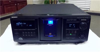 SONY CDP-CX450 400 CD COMPACT DISC CHANGER PLAYER STORAGE, VERY NICE ...