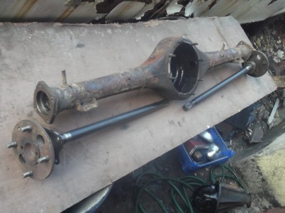 FORD ANGLIA 105E ESCORT MK1 MK2 ENGLISH NARROW AXLE & HALF SHAFTS ...
