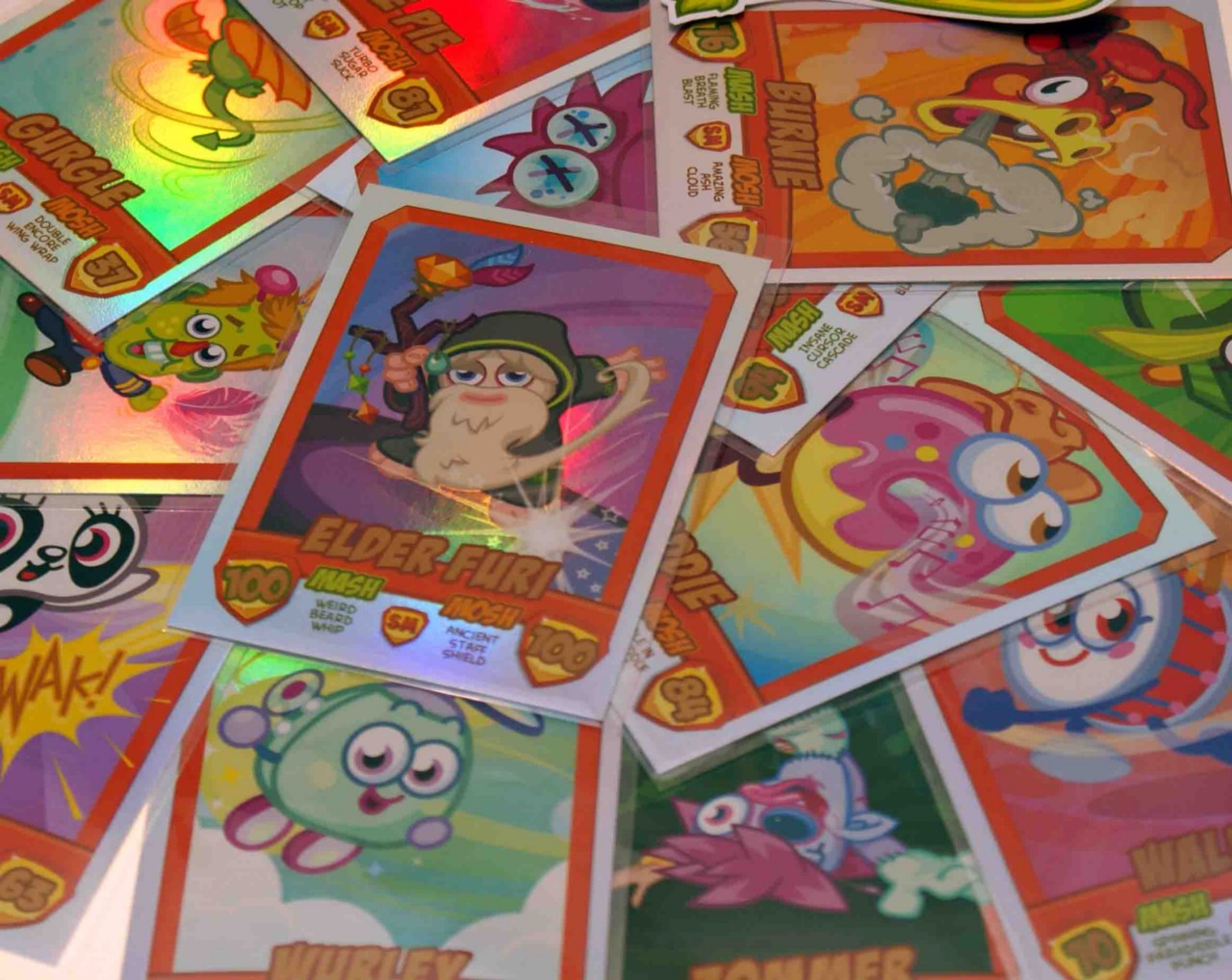 MOSHI MONSTERS MASH UP SERIES 2 RAINBOW FOIL CARDS PICK YOUR OWN | eBay