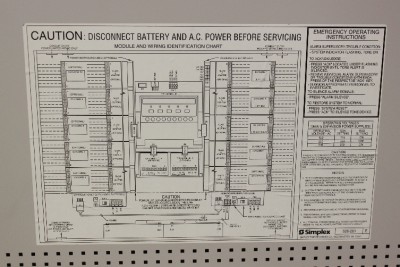 Simplex 4005 Fire Alarm Control Panel With Manuals & Key | eBay