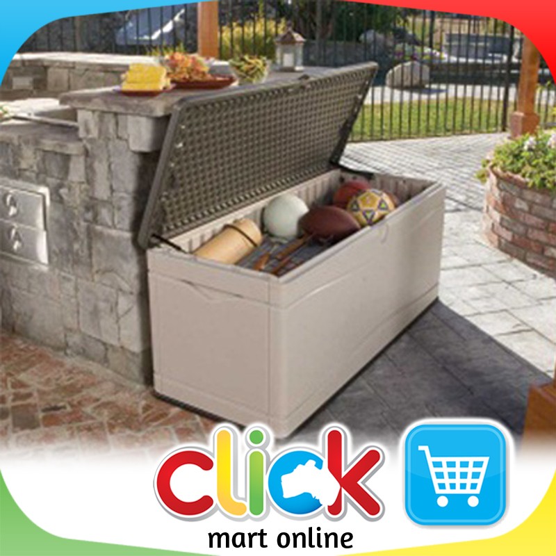 Outdoor Storage Box - Waterproof 500 Litres 150cm Wide Store pool ...