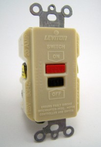 Leviton Faceless GFCI Receptacle Switch 6490-i 20A-125V 2 Pole FREE ...