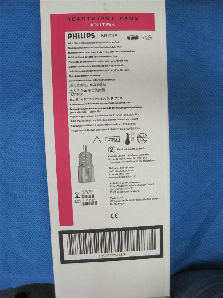 Philips Adult Plus Multifunction Electrode Pad M3713A