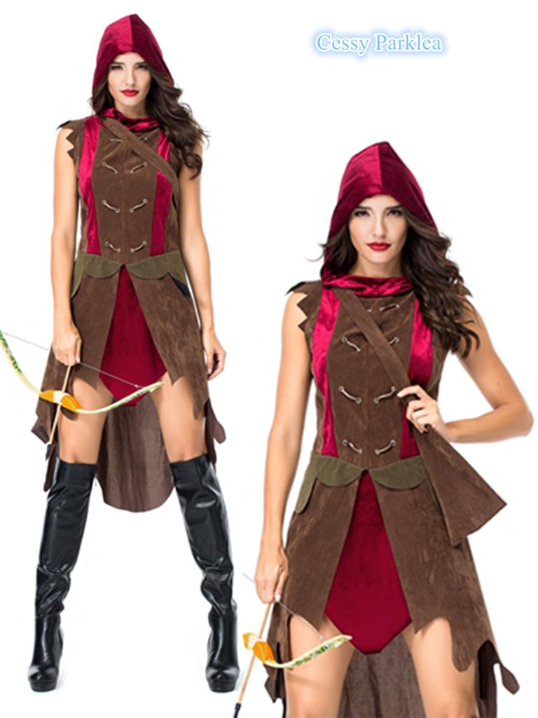 C1 Womens Valorous Knight Costume Medieval Renaissance Warrior Party