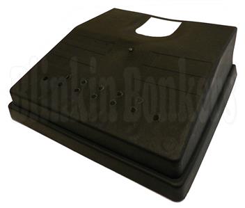 BLACK DRAIN TIDY GRID WASTE DOWN PIPE COVER OUTDOOR LEAF GUARD GUTTER ...