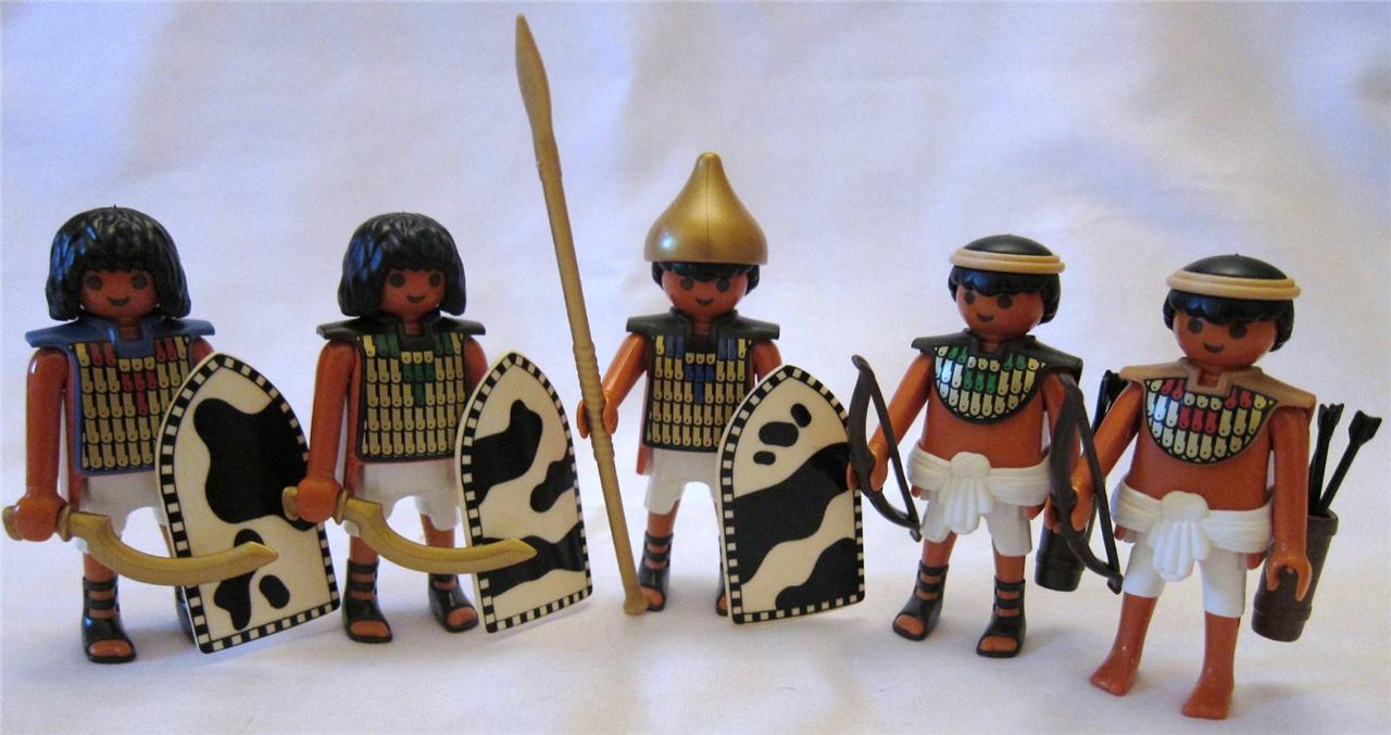 Egyptian Guards for Pyramid, Royal Warriors, Egypt, Cleopatra Playmobil ...