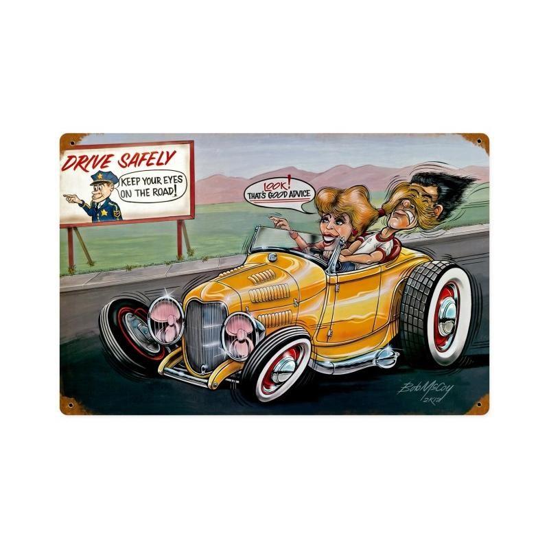 Hot Rod Rat Rod Race Car GILMORE Metal Sign MAN CAVE GARAGE BODY SHOP ...