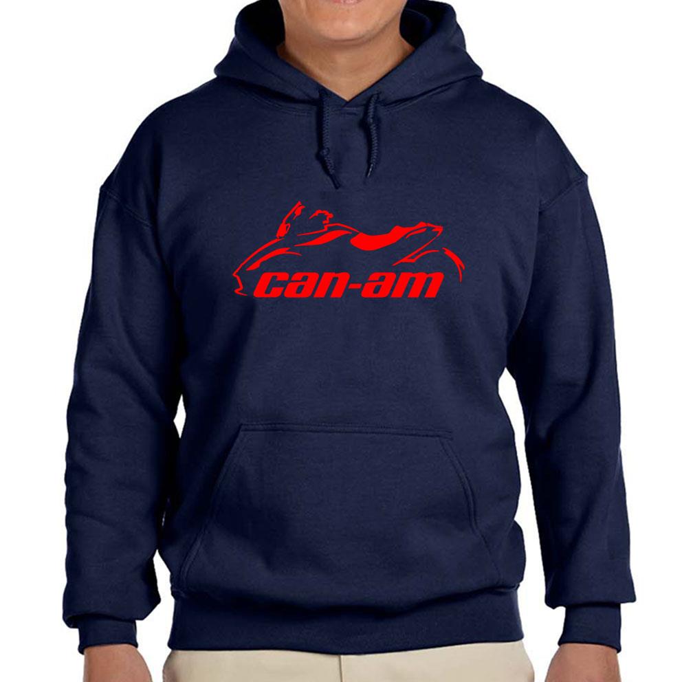 Can Am RSS Spyder Motorcycle Navy Blue Hoodie Sweatshirt FREE SHIP | eBay