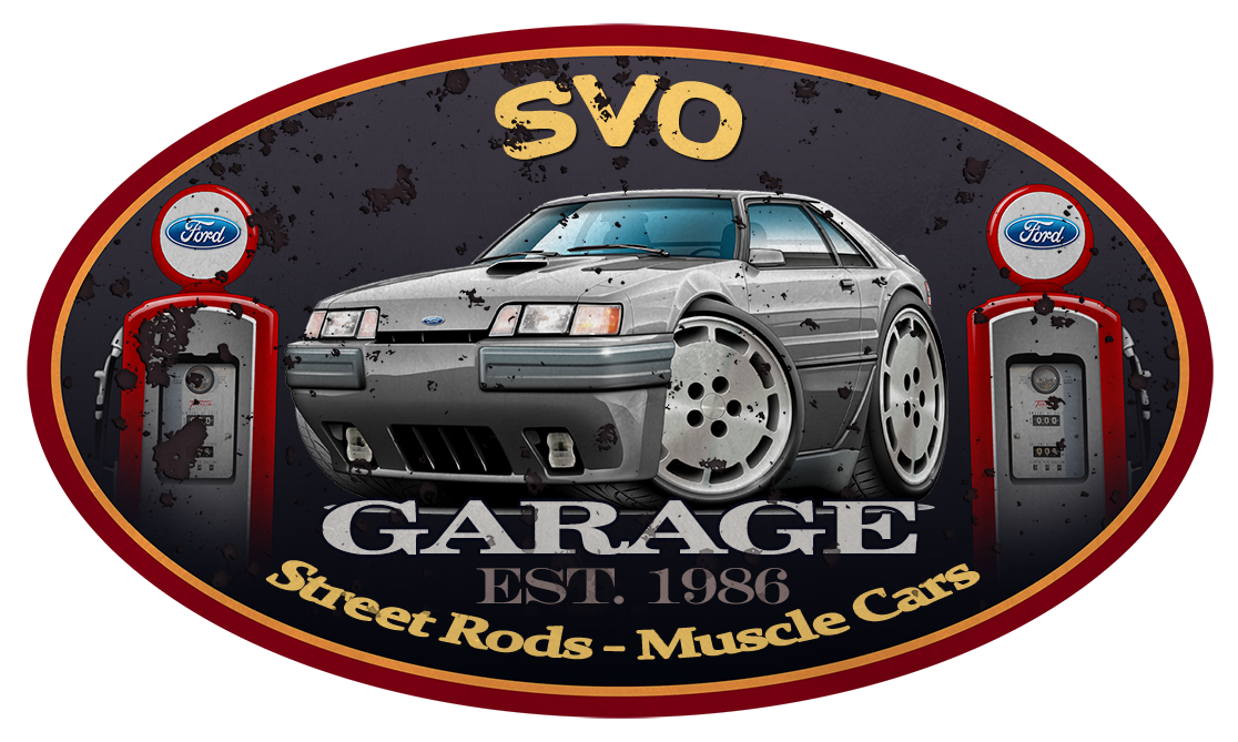 1986 Ford SVO Mustang Garage Sign Wall Art Graphic Sticker | eBay