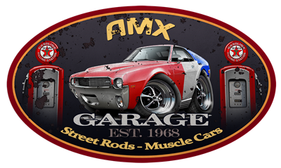 1968 1969 AMC AMX Classic Garage Sign Wall Art Graphic Sticker | eBay