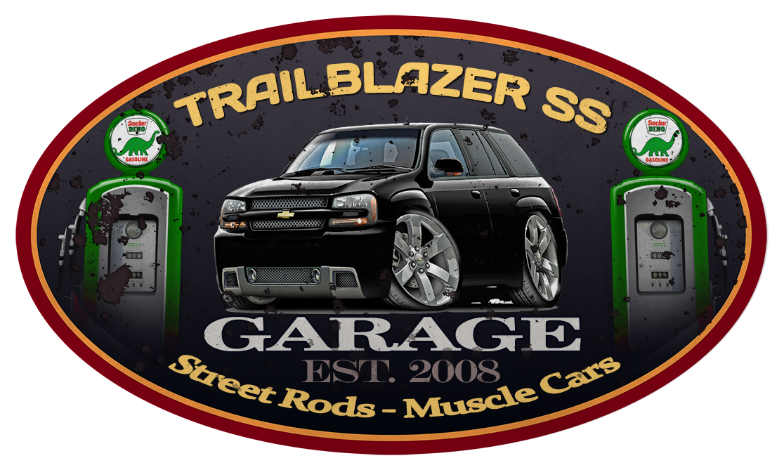 Trailblazer SS Classic Garage Sign Wall Art Graphic Sticker | eBay
