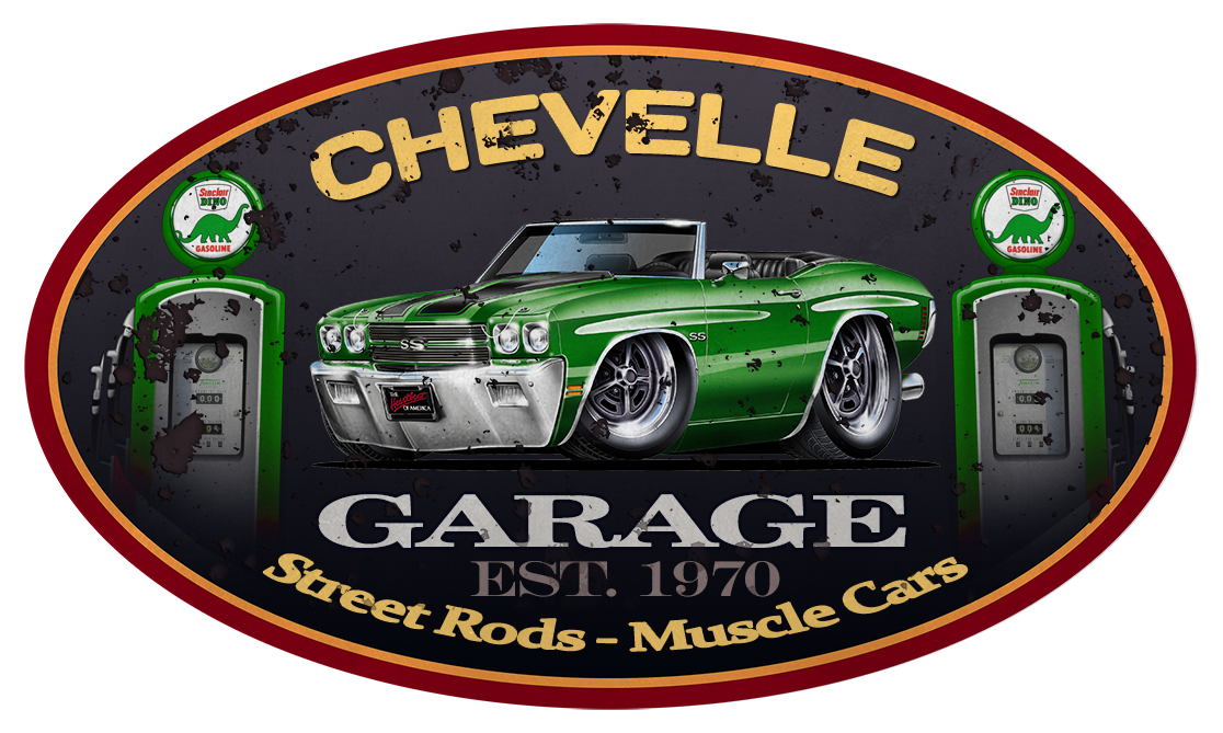 1970 Chevelle SS Convertible Classic Garage Sign Wall Art Graphic ...