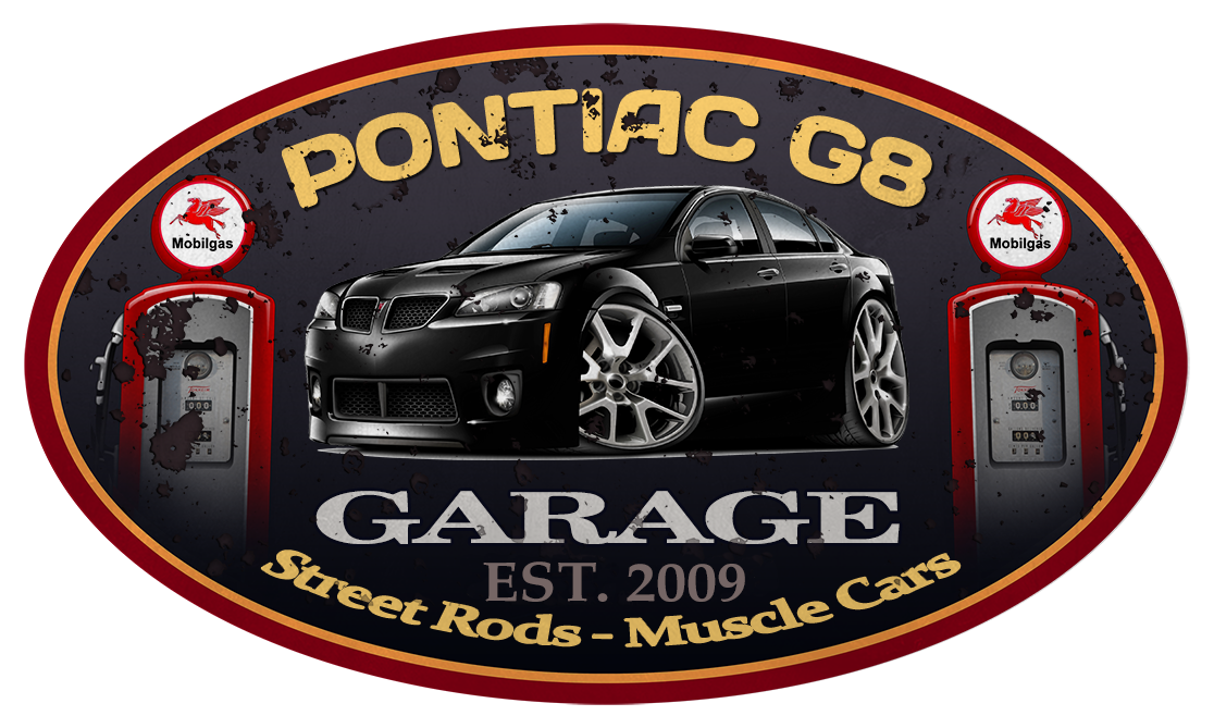 Pontiac G8 GXP Classic Garage Sign Wall Art Graphic Sticker | eBay