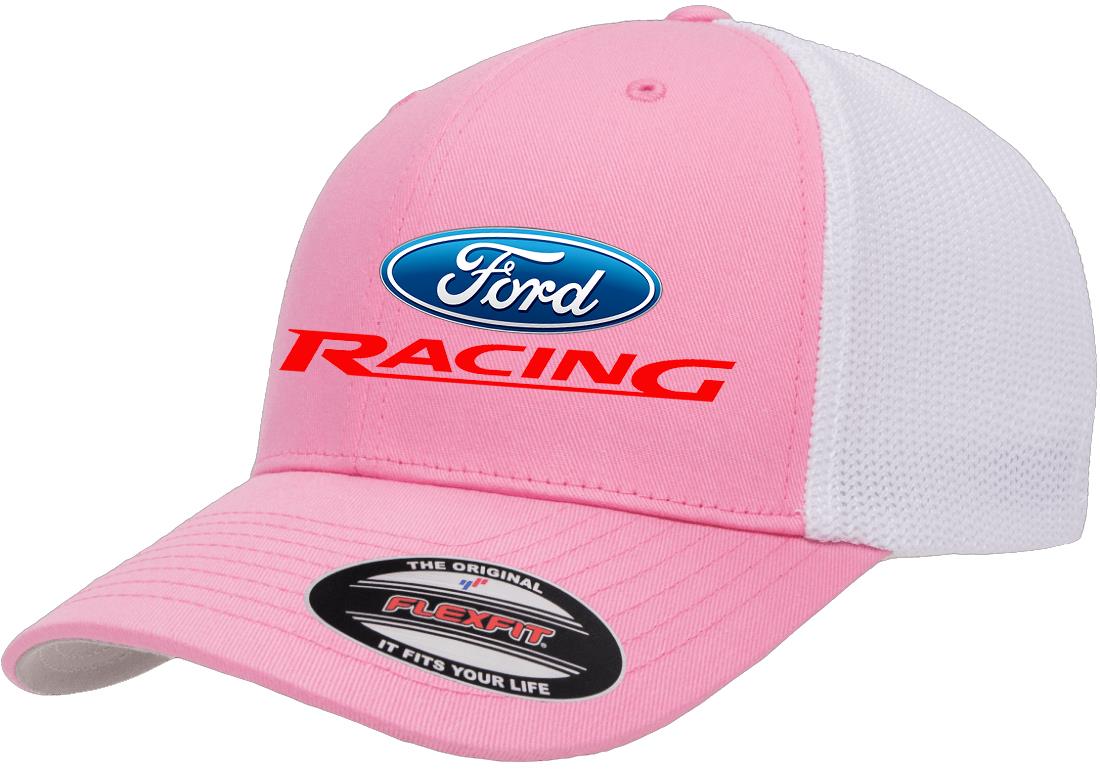 Ford Racing Logo Classic Logo Design Flexfit 6511 Trucker Hat Cap | eBay
