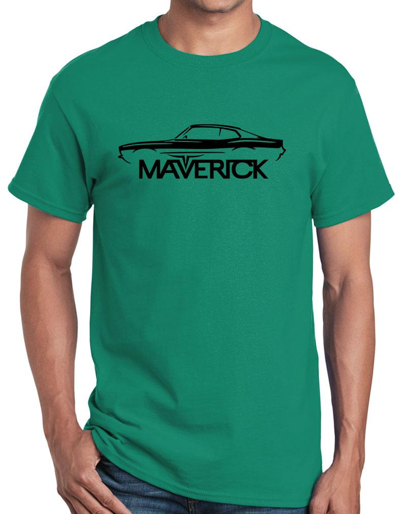 Ford Maverick Classic Outline Design Tshirt NEW COLORS | eBay