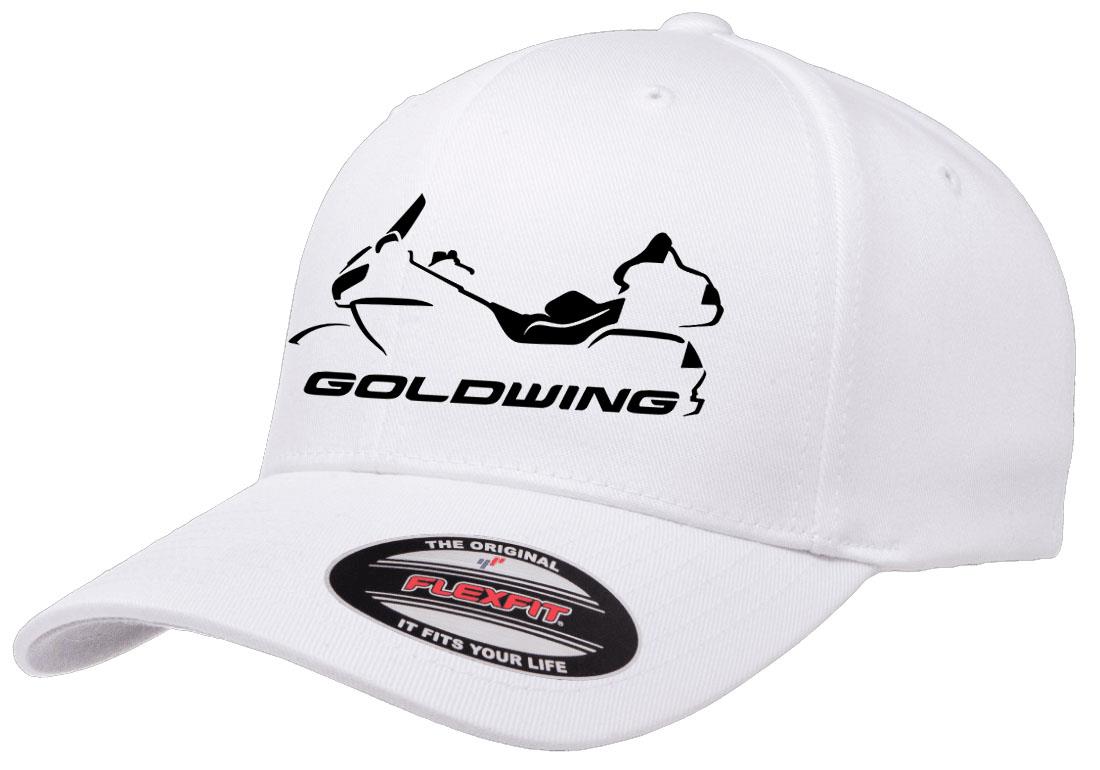 Honda Goldwing Motorcycle Flexfit 6277 Athletic Baseball Fitted Hat Cap ...
